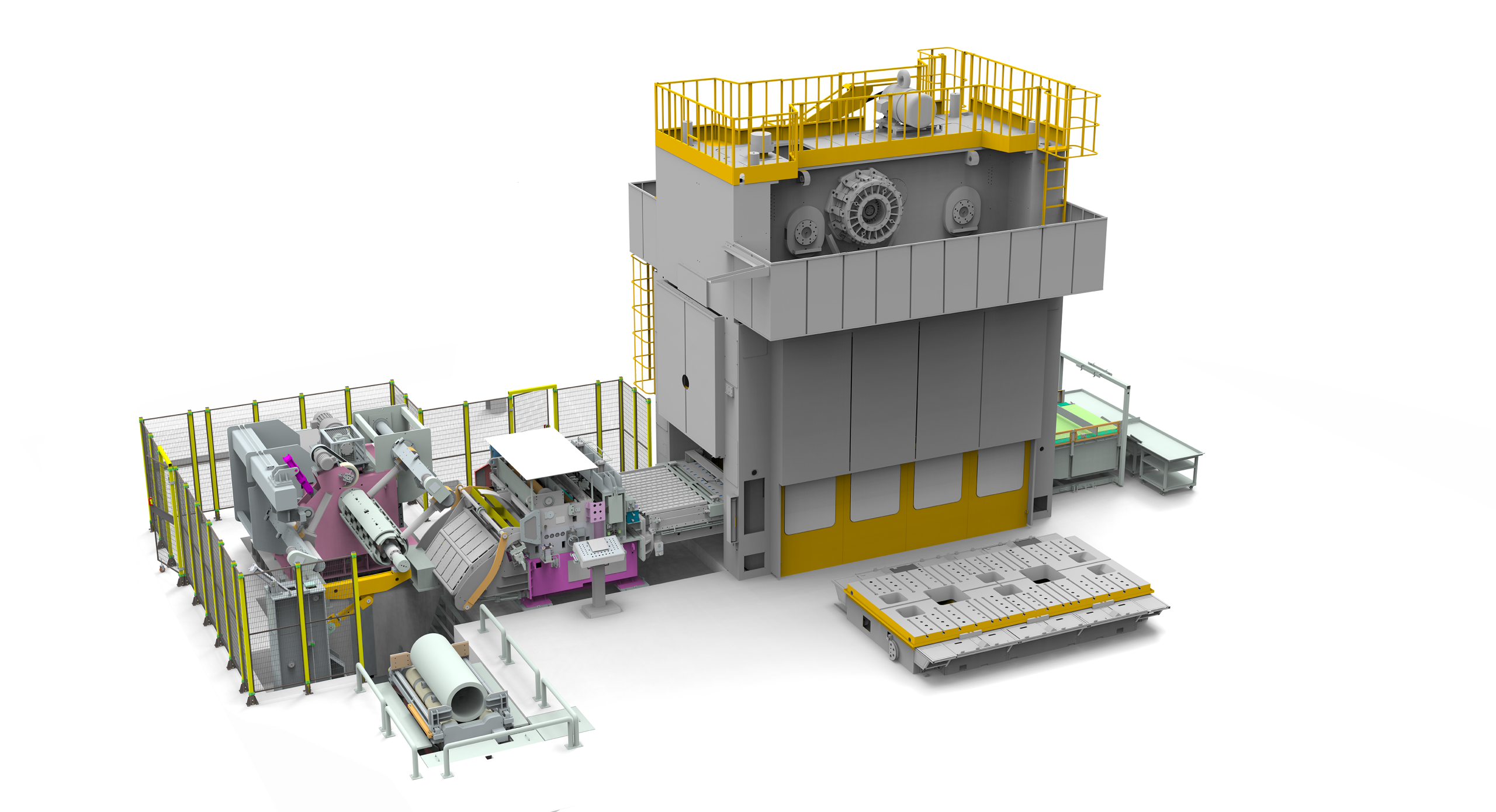Fully Automatic High-Strength Continuous Stamping Line - RUIHUI